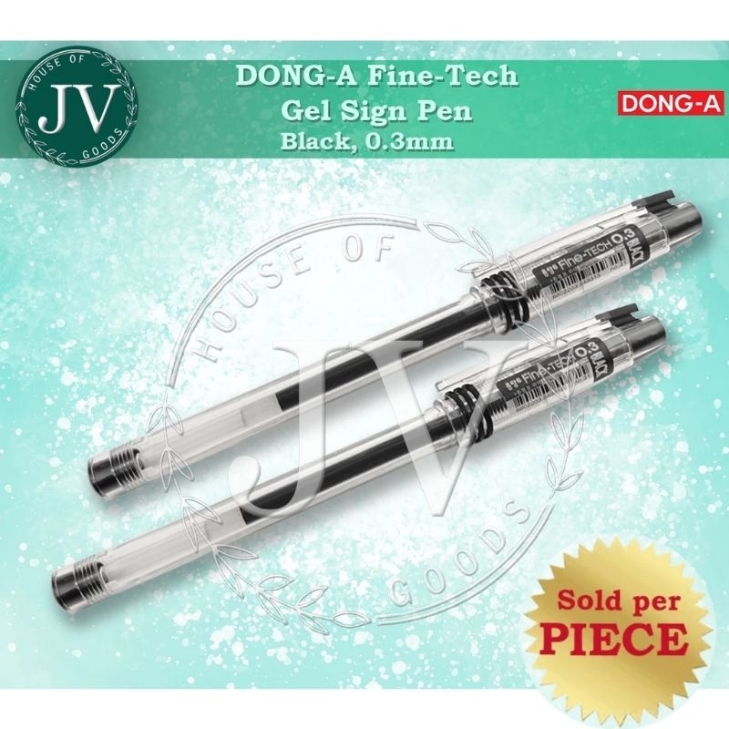Dong-A Fine Tech Pen 0.3mm/0.4mm (Black, Blue and Red) (SOLD PER PIECE ...