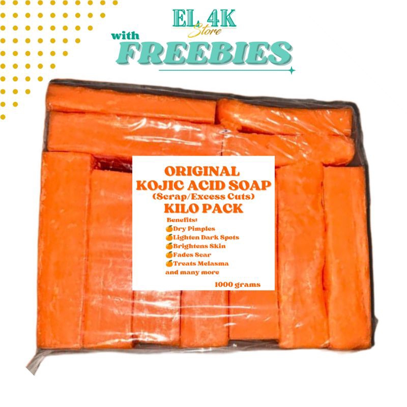 Kojic Acid Soap Scrap Kilo Pack PREMIUM Branded Original Whitening ...