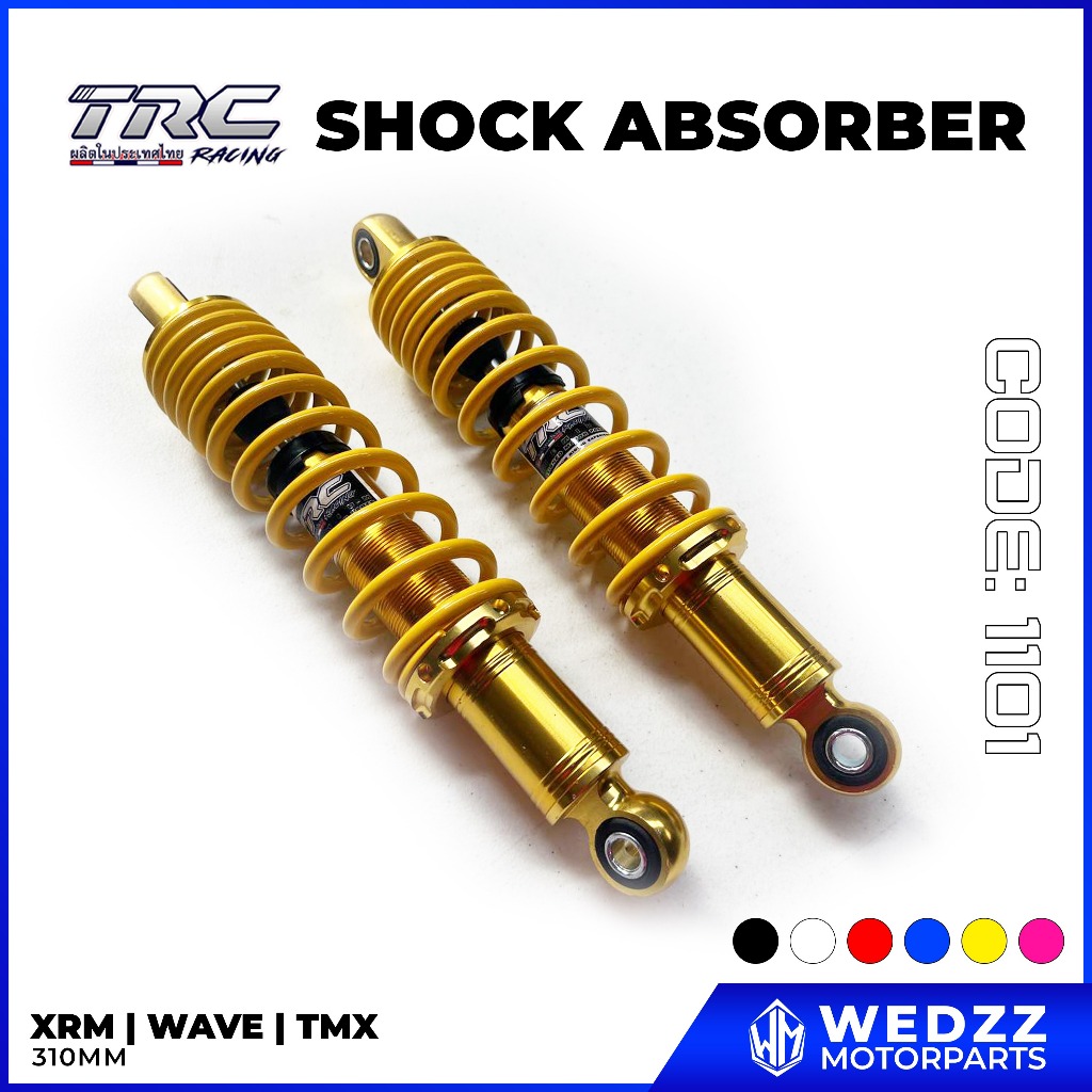 TRC DUAL REAR SHOCK ABSORBER 1101 - 310MM (XRM/WAVE/TMX) | Shopee ...