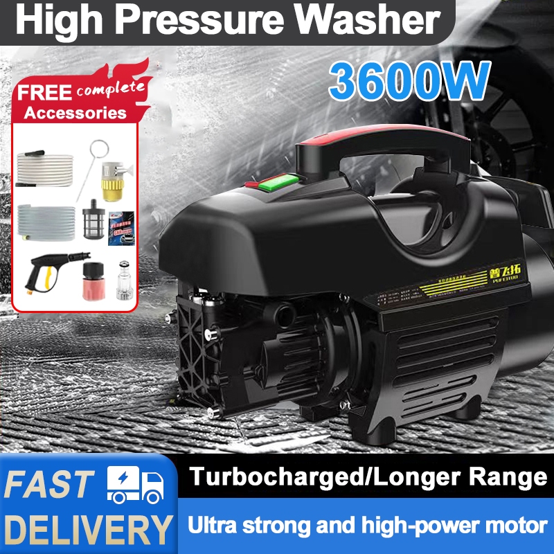 Portable High Pressure Washer 3600W Car Washer Washing Power Spray Pressure Cleaning Machine ...