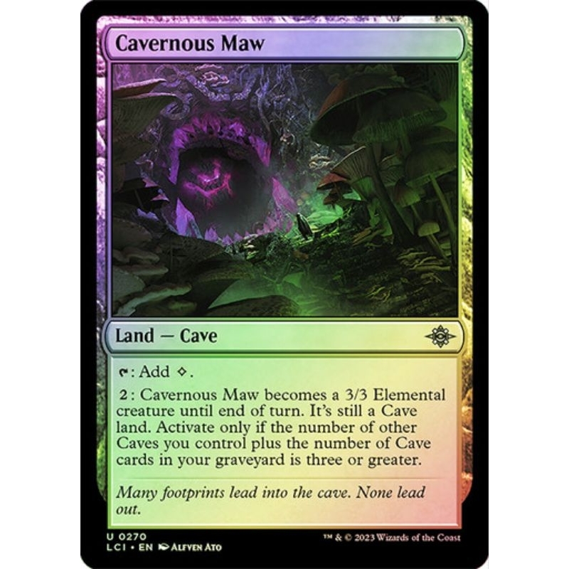 Cavernous Maw - LCI - Uncommon - MTG Cards (WotC) | Shopee Philippines