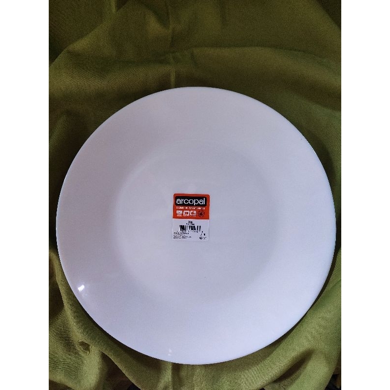 Arcopal Zelie 25cm white dinner plate( by 6 pcs) | Shopee Philippines