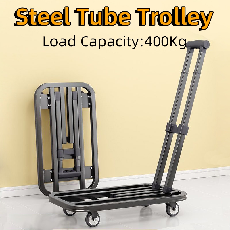 400kg Hand Truck Trolley Folding Platform Trolley Heavy Duty Multi ...