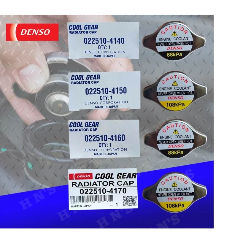 DENSO Genuine Radiator Cap for Cars Toyota / Mitsubishi / Honda / etc ...