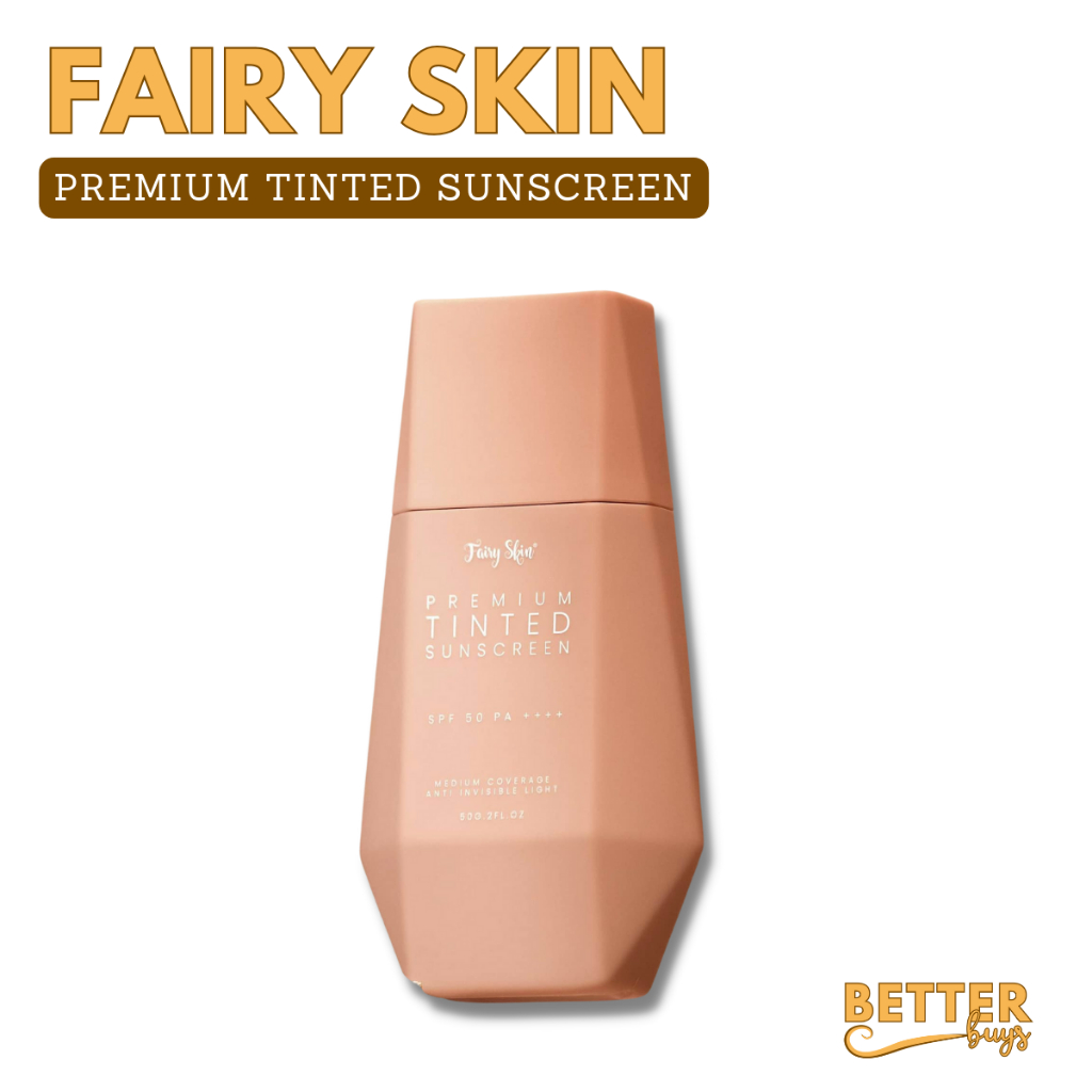 Fairy Skin Premium Tinted Sunscreen SPF 50 PA ++++ | UV Rays Blocker ...