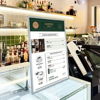 LED light box menu board restaurant led menu board display for milktea ...