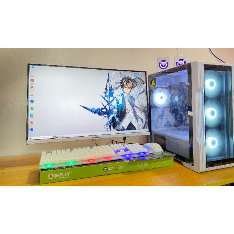 PC SET RYZEN 5 2400G/16GB RAM/1TB SSD/500GB HDD/27" IPS Monitor ...