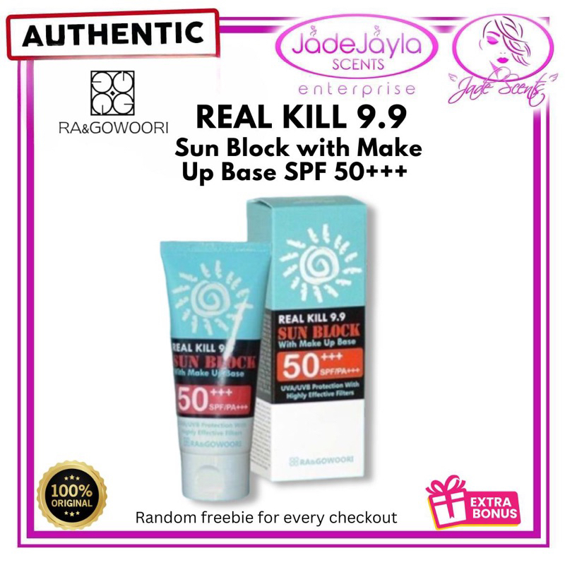 RA&Gowoori Real Kill 9.9 Sunscreen with Make Up Base SPF50+++ 80ml ...