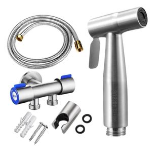 304 Stainless Bidet Spray Shower Toilet Sprayer Flushing Washer ...