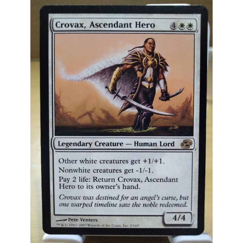 Magic: The Gathering(MTG) Card Crovax, Ascendant Hero Planar Chaos ...