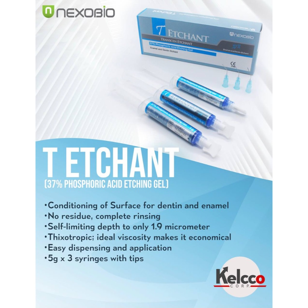 T Etchant Nexobio Korea Phosphoric Acid Etching Gel Dental | Shopee ...