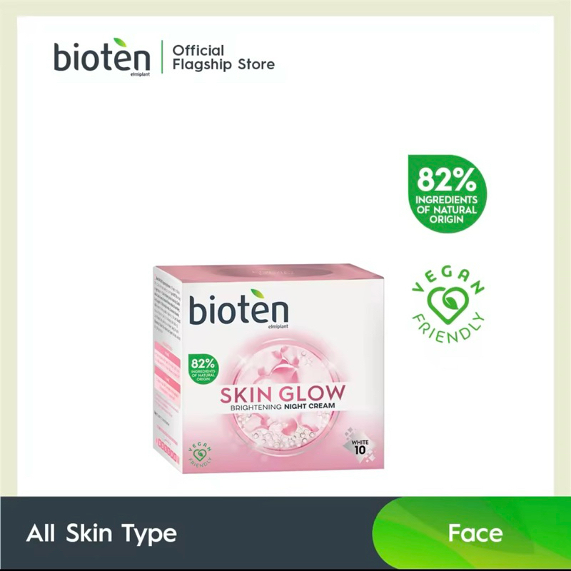 Bioten Skin Glow Whitening & Multi Collagen Night Cream (50ml) | Shopee ...