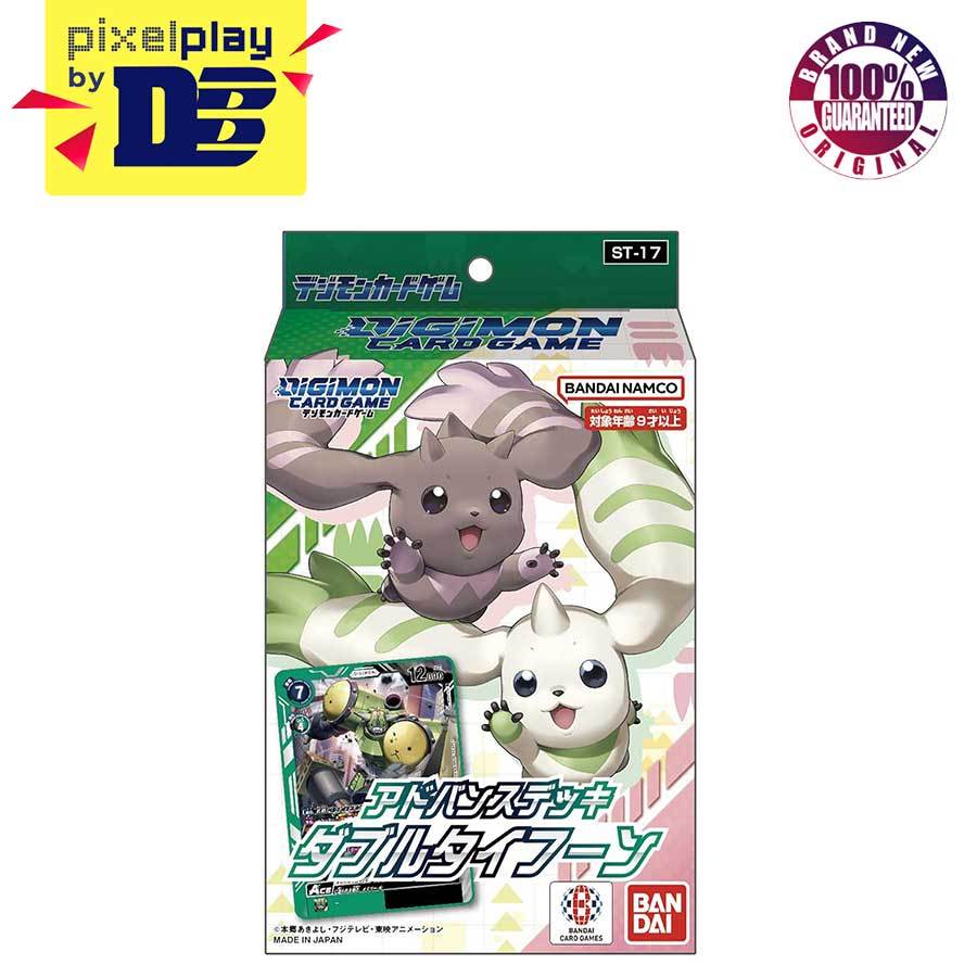 Digimon Card Game Advance Deck Double Typhoon (ST-17) | Shopee Philippines