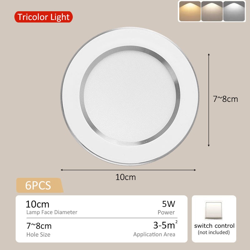 20PCS LED Pin Light Downlight Ceiling Light Led Ceiling Spot Light ...