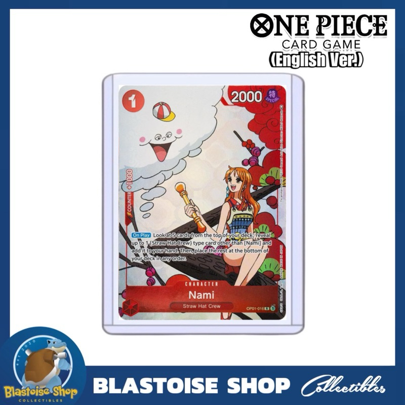 One Piece Card Game: Nami Gift Collection Promo Card OP01-016 English ...