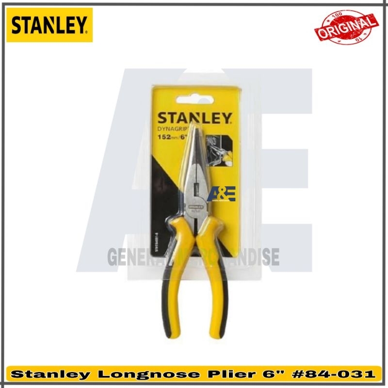 Stanley Dynagrip Pliers ( Long Nose , Combination , Diagonal, Groove ...