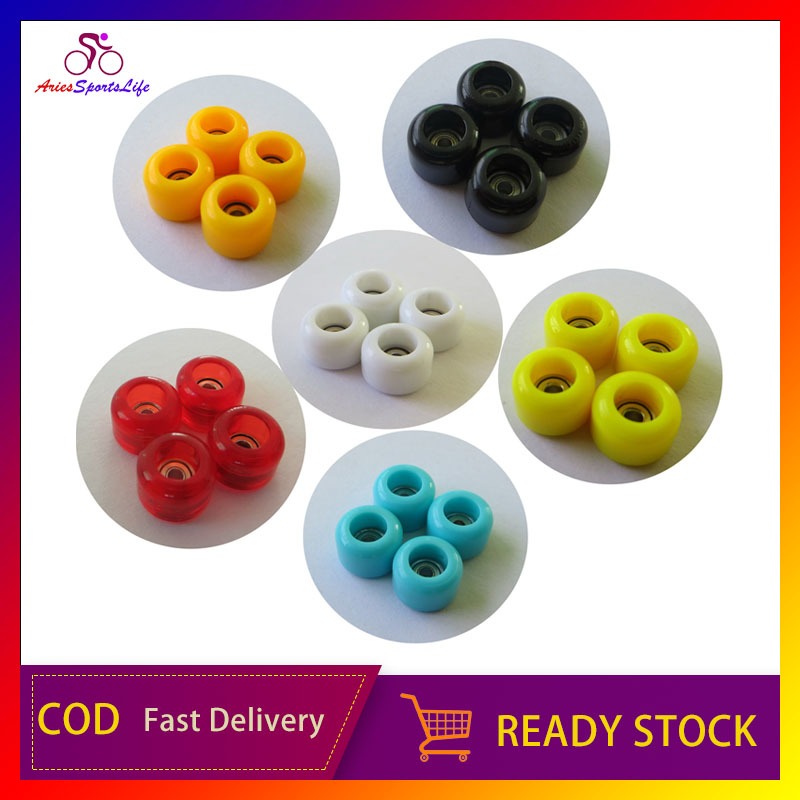 4Pcs/Set Fingerboard Wheels Street Shape CNC Flare Wheels with Inner ...
