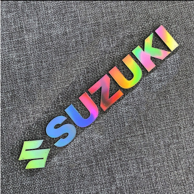 Suzuki logo Motorcycle Sticker Laser Reflection Block Scratches ...