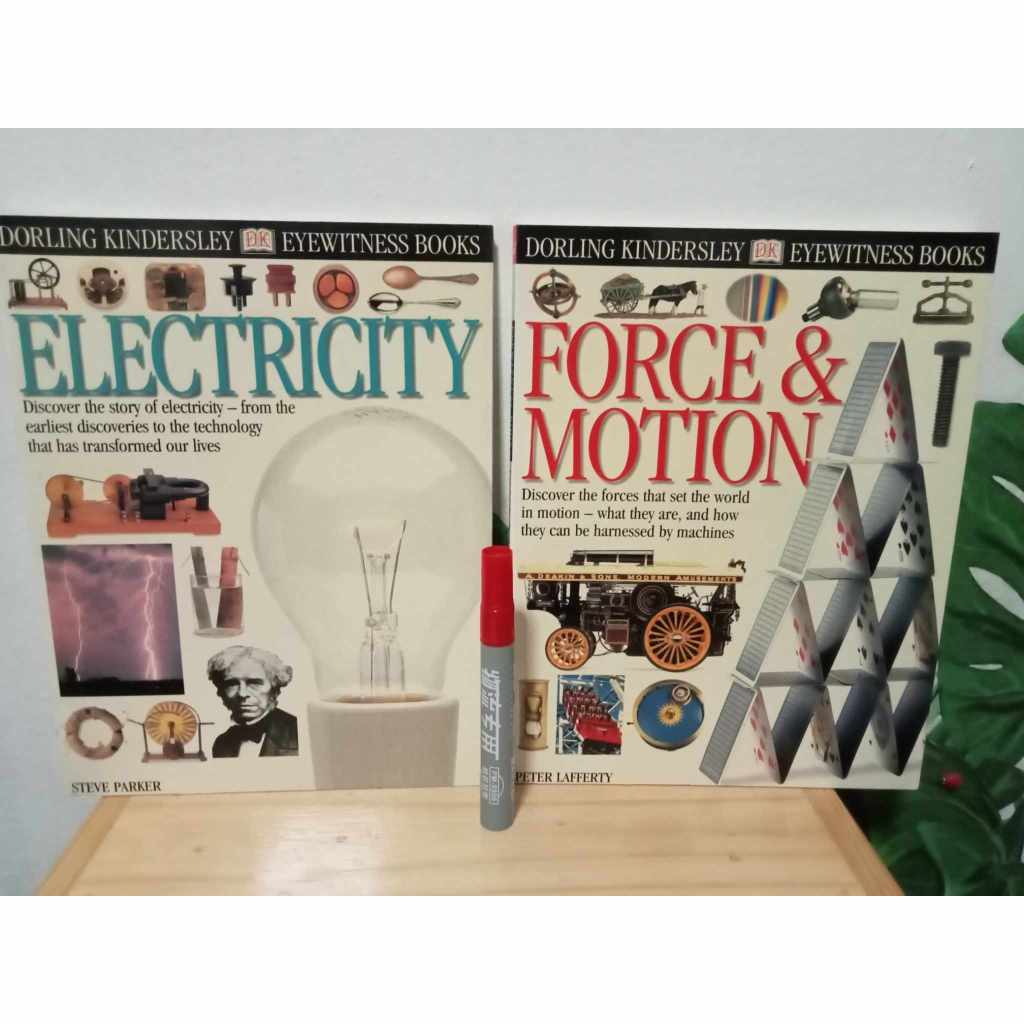 Electricity + Force & Motion [2 Set Bundle, DK Books] | Shopee Philippines