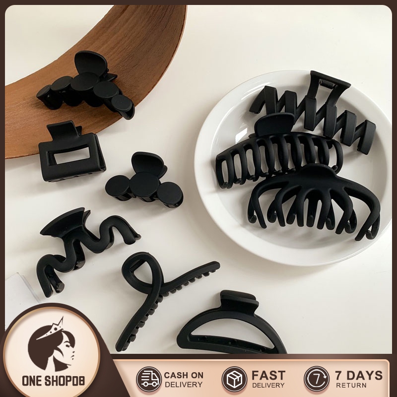 Black Oversized Hair Clip Suit For Hair Volume Multi-hair Clip Plate ...