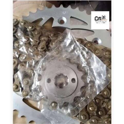 Chain Set / Sprocket Set for Rusi KRY200 / KRY150 (13/43T/520) | Shopee ...