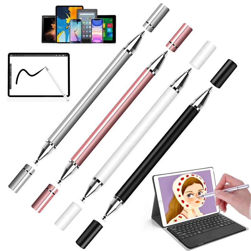 2 in 1Stylus Pen Mobile Phone Touch Screen pen Disc Head Plastic ...