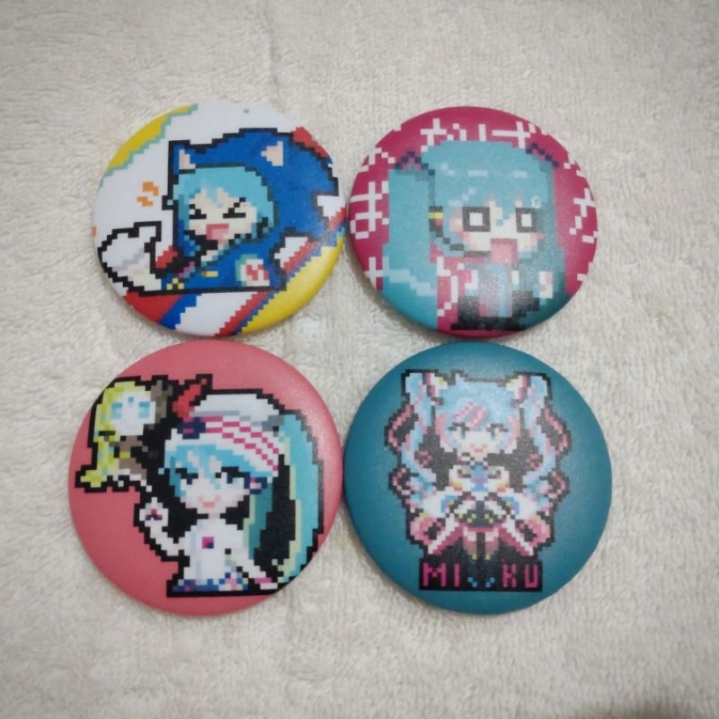 Pixel Vocaloid Hatsune Miku Button Pins | Shopee Philippines