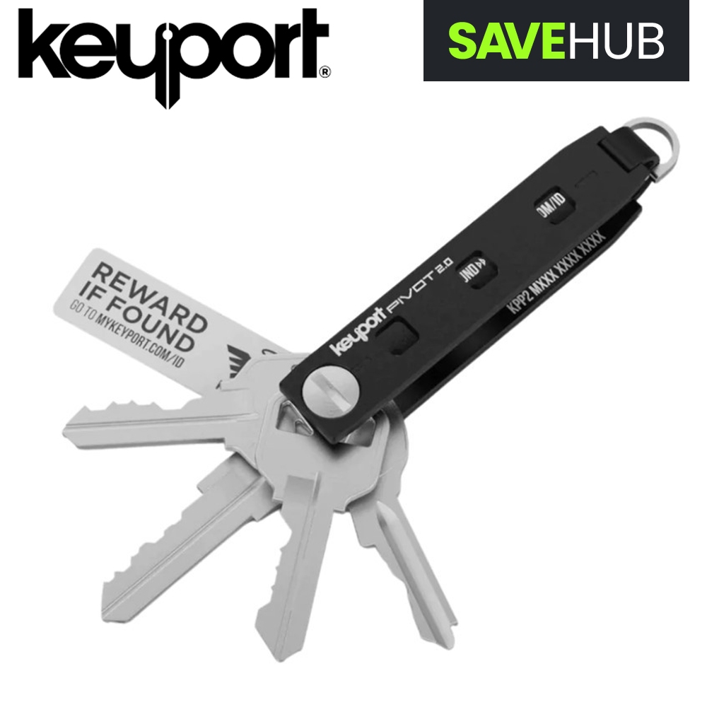 Keyport Pivot 2.0 Aluminum Black Keychain | Shopee Philippines