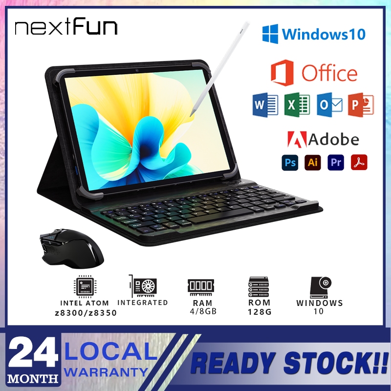 Nextfun 2-in-1 laptop office study tablet Win10 tablet IPS HD screen ...