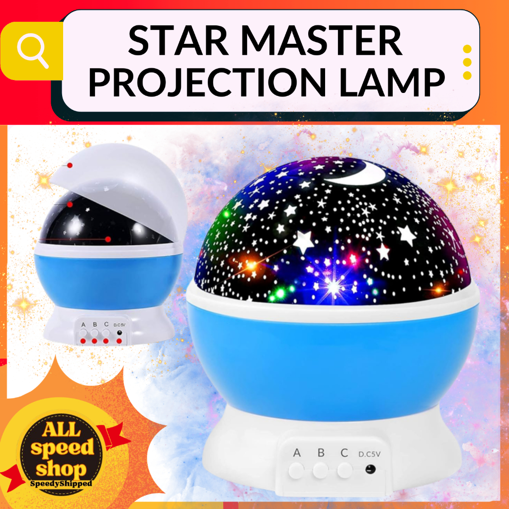 Romantic LED Rotating Projector Night Light - Transform Your Room into ...