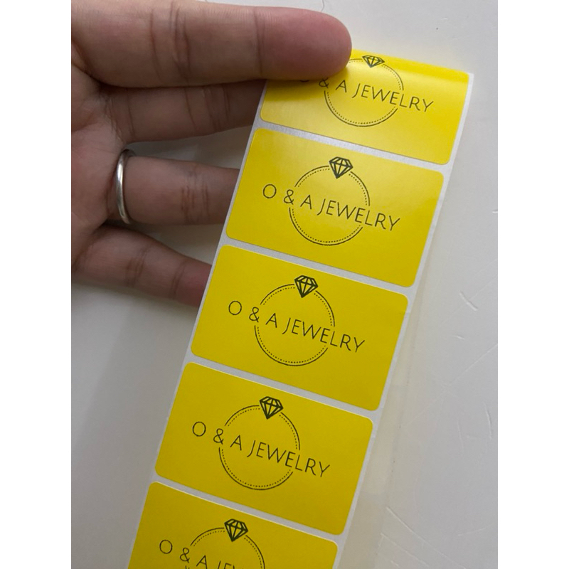 COLORED PA LABEL STICKER THERMAL STICKER PERSONALIZED | Shopee Philippines