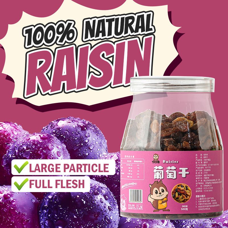 natural raisins canned seedless raisins ready to eat Candied dried ...