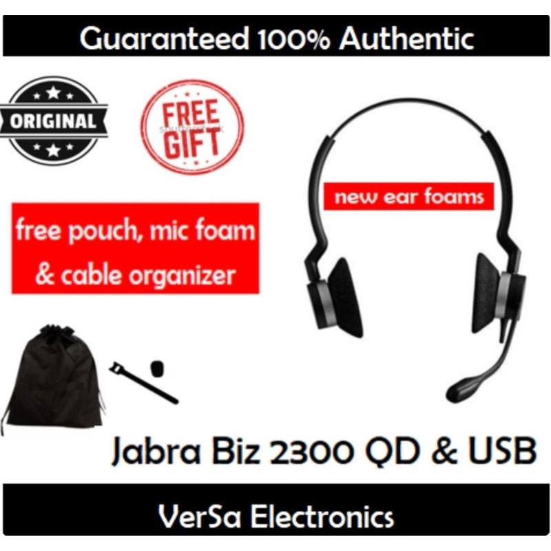 Jabra Biz 2300 QD & direct USB - used | Shopee Philippines