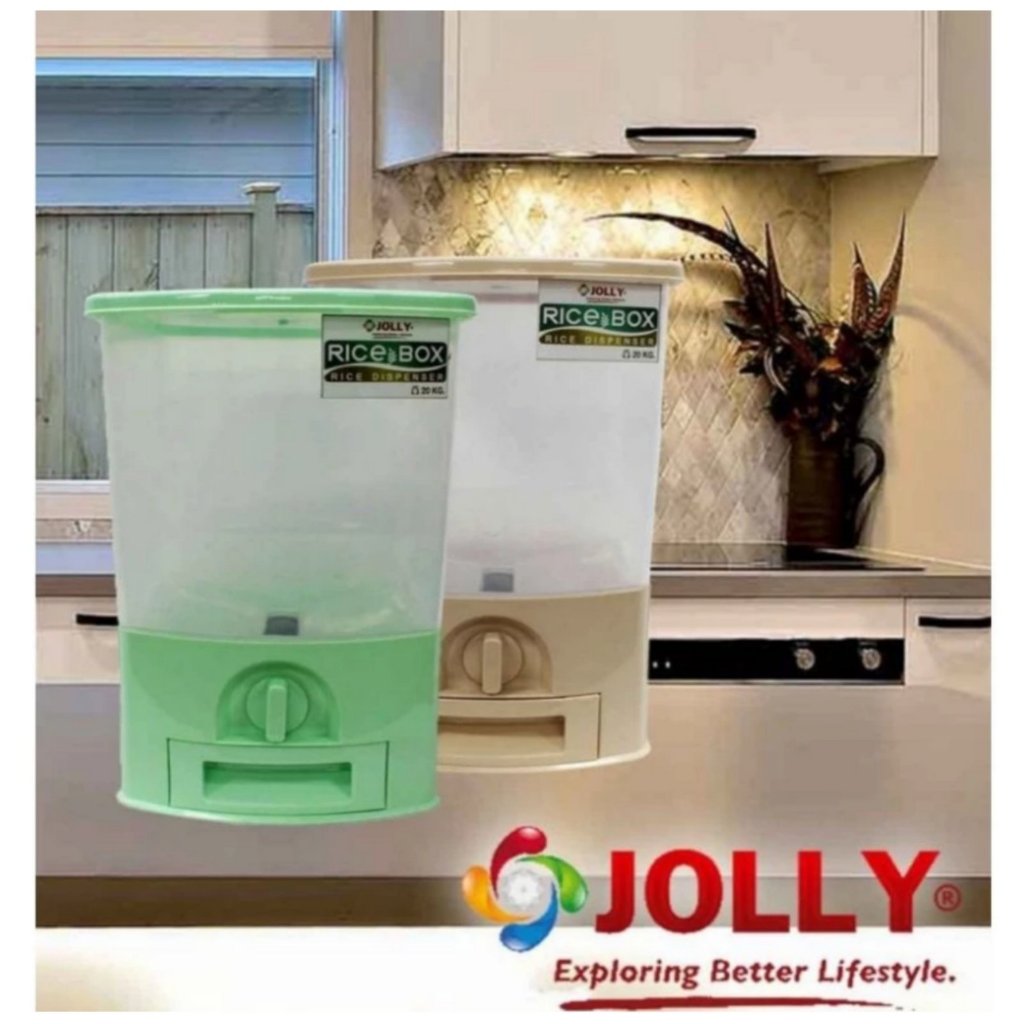 RICE BOX / RICE DISPENSER (20KG/10KG) RICE CONTAINER /RICE STORAGE BOX ...