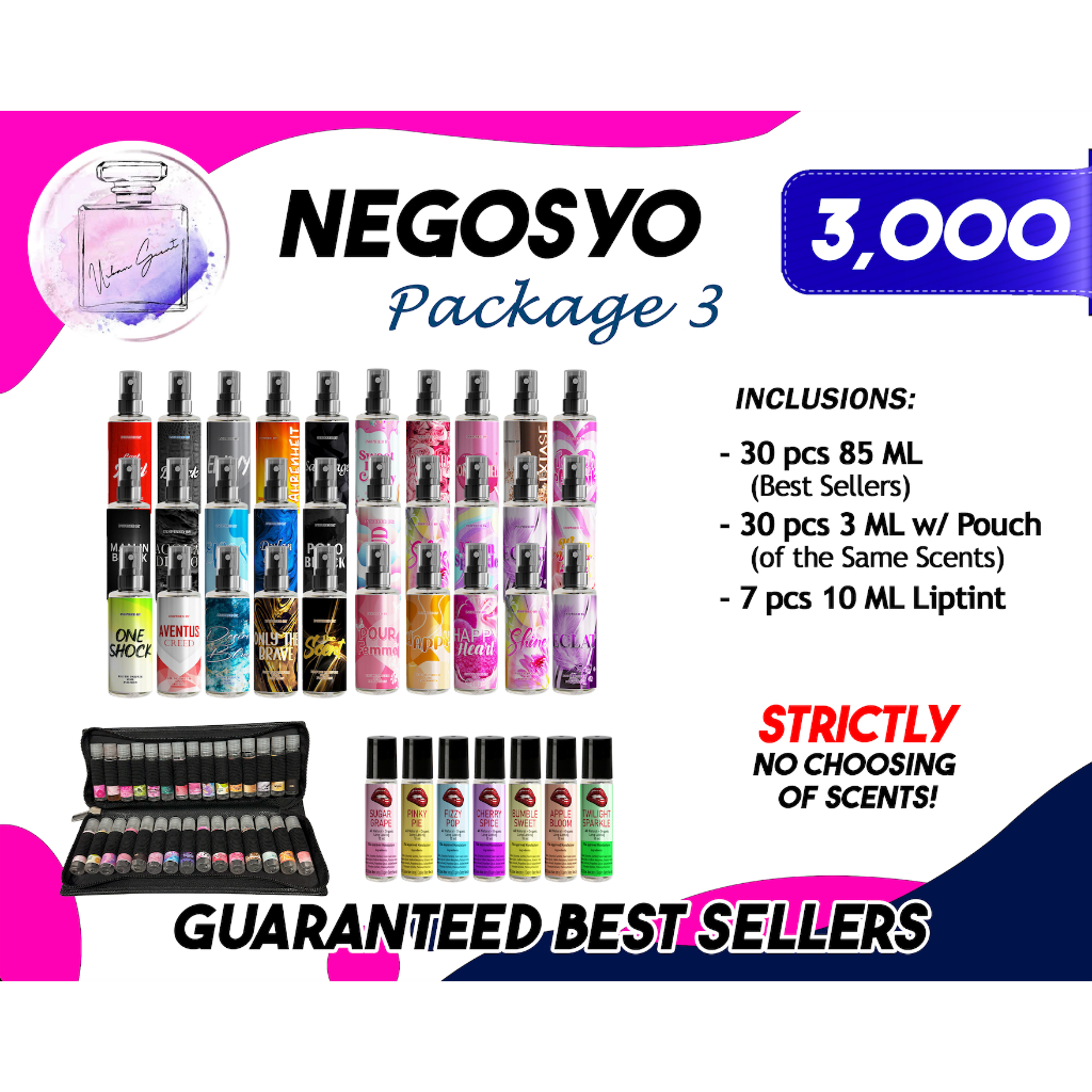 NEGOSYO PACKAGE 3 Urban Scent OIL BASED PERFUME 85ML TESTER PERFUME and ...