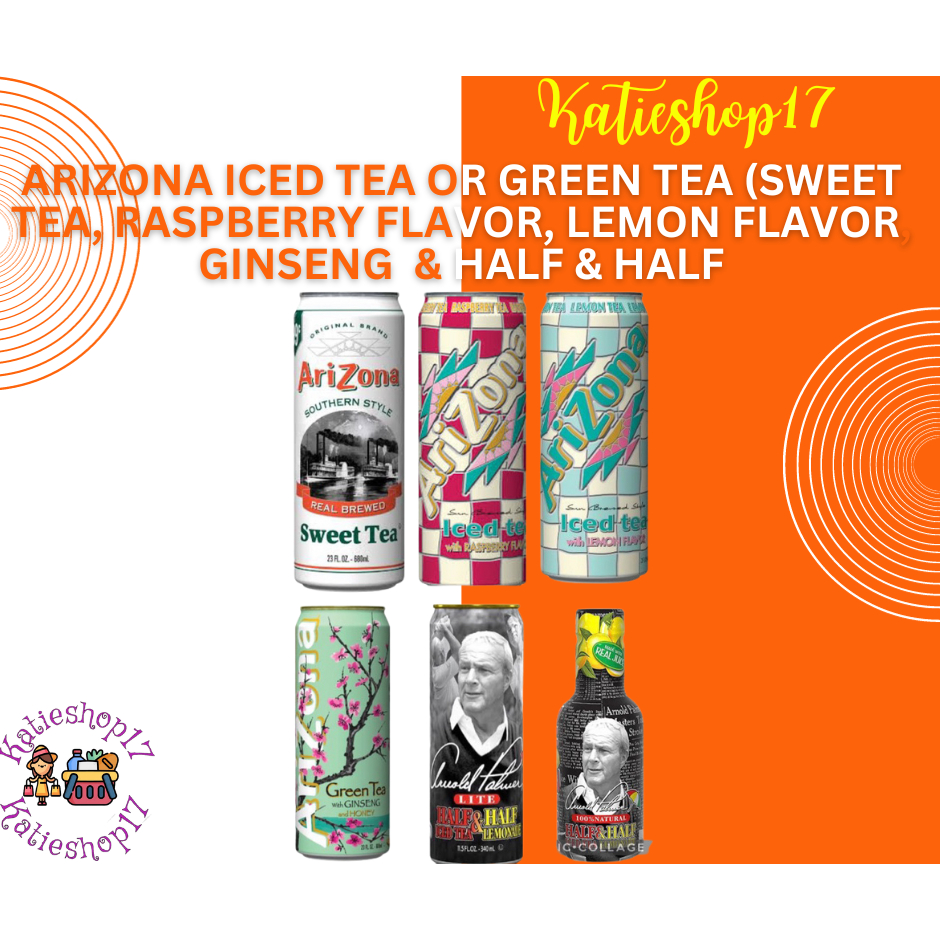 Arizona Iced Tea or Green Tea (Sweet Tea, Raspberry Flavor, Lemon ...