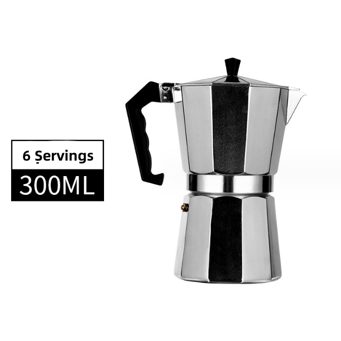 Moka pot Italian top coffee maker Aluminum Espresso machine Cafeteria ...