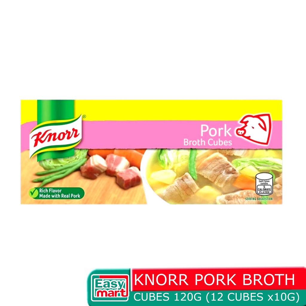 Easy.Mart Knorr Pork Broth Cubes 120g (12 Cubes x10g) | Shopee Philippines