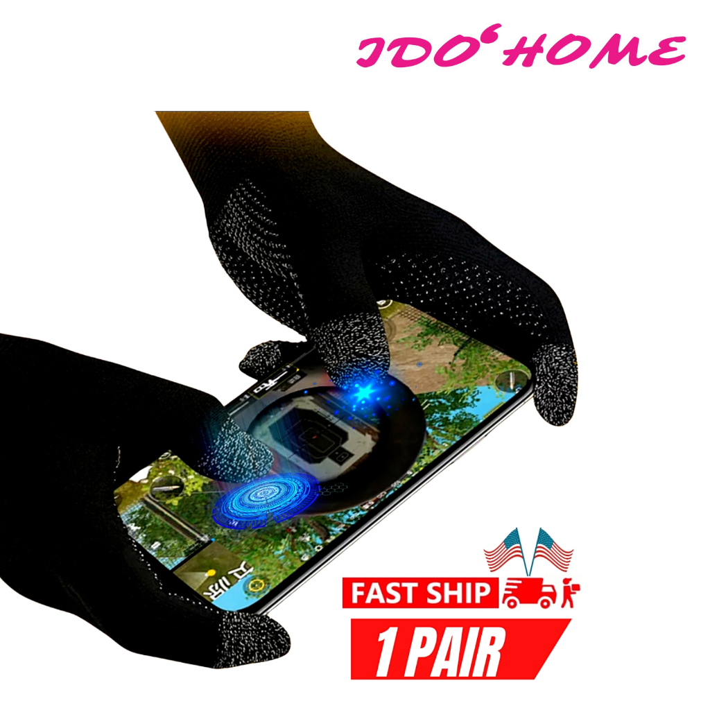 Five Finger Gloves Mobile Phone Gaming Gamer Equipment For PUBG Call Of ...