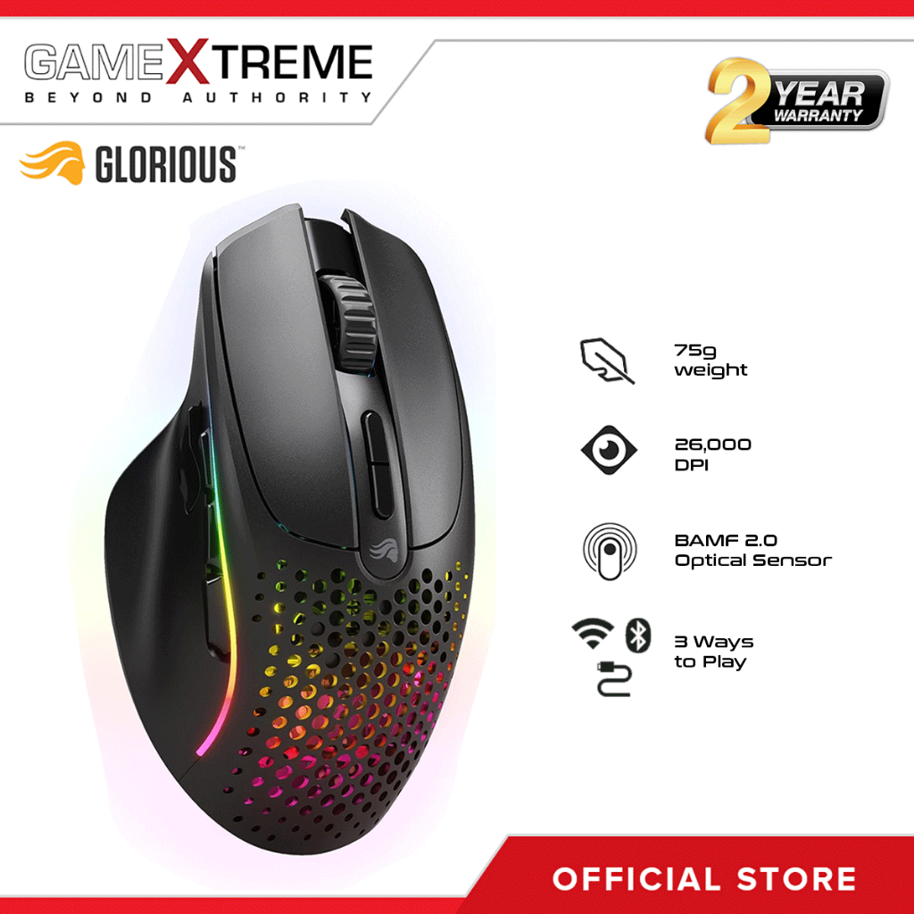Glorious Model I 2 Wireless Ultralight Ergonomic Gaming Mouse | Shopee ...
