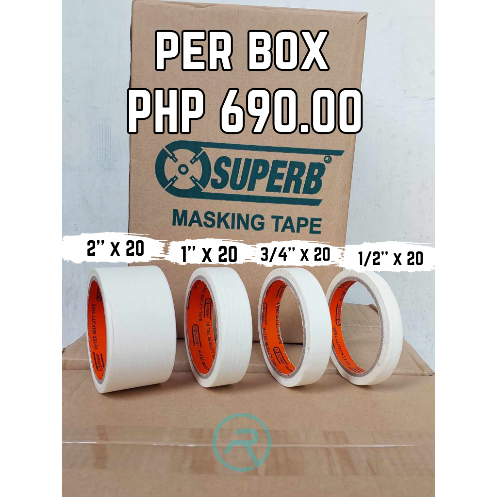 MASKING TAPE/PAPER TAPE PER BOX | Shopee Philippines
