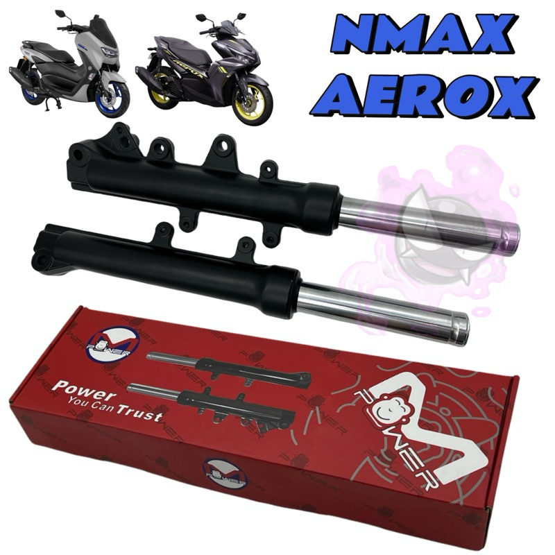 M.POWER NMAX 155 / AEROX 155 FRONT SHOCK ASSEMBLY 1SET FOR NMAX V1 V2 ...