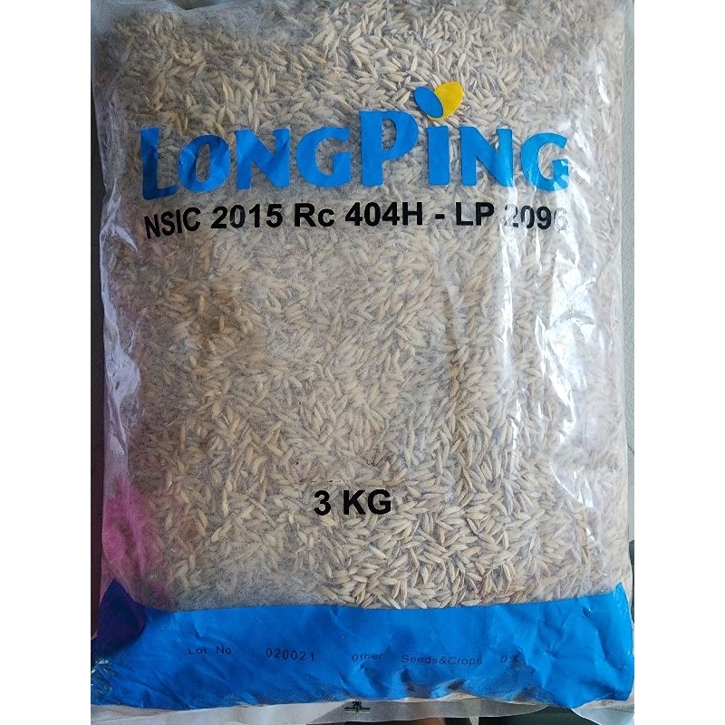 LONGPING 2096 HYBRID RICE SEEDS 3KILOS | Shopee Philippines