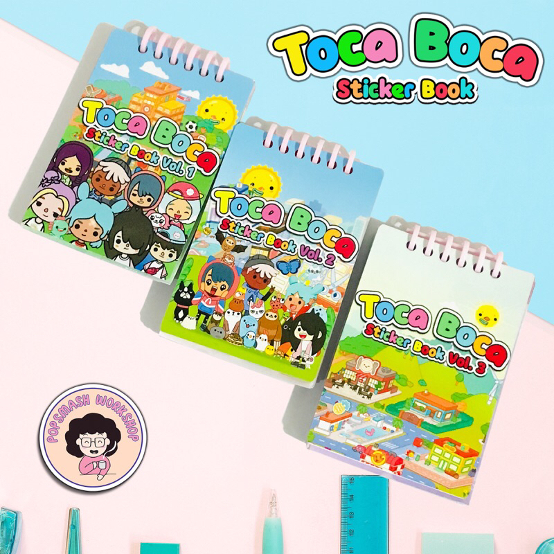 Toca Boca Toca Life Sticker Book containing 20 sticker sheets | Shopee ...