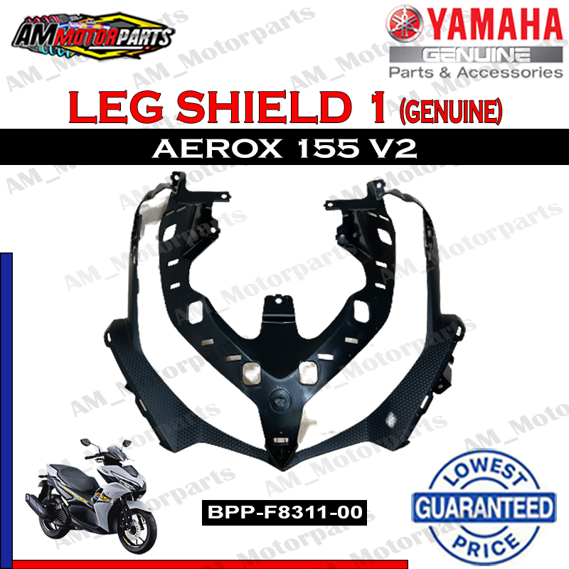 LEG SHIELD 1 FOR AEROX 155 V2 (BBP-F8311-00)YAMAHA GENUINE PARTS ...