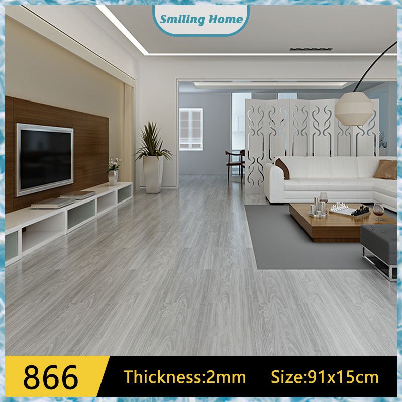 PVC Vinyl Tile Flooring 3D Wooden Plank Tiles For Rough Ground Self ...