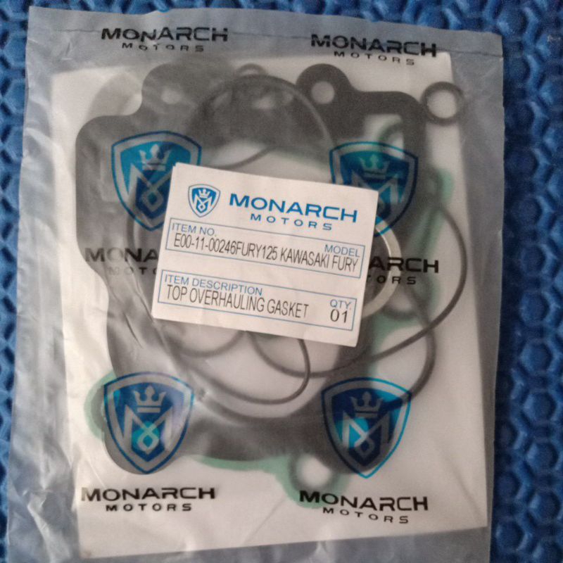 Top Overhauling Gasket Fury 125 Monarch Motors Brand | Shopee Philippines