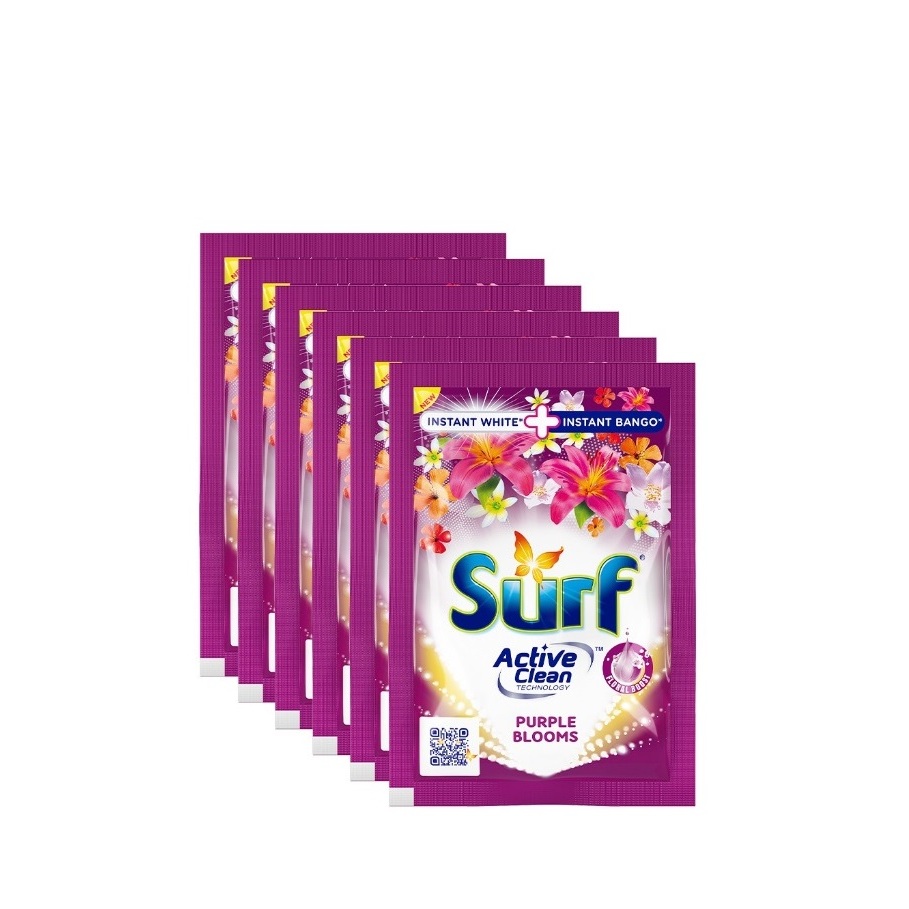 [GWP] Surf Powder Detergent Purple Blooms Sachet 6 Pieces 65G | Shopee ...