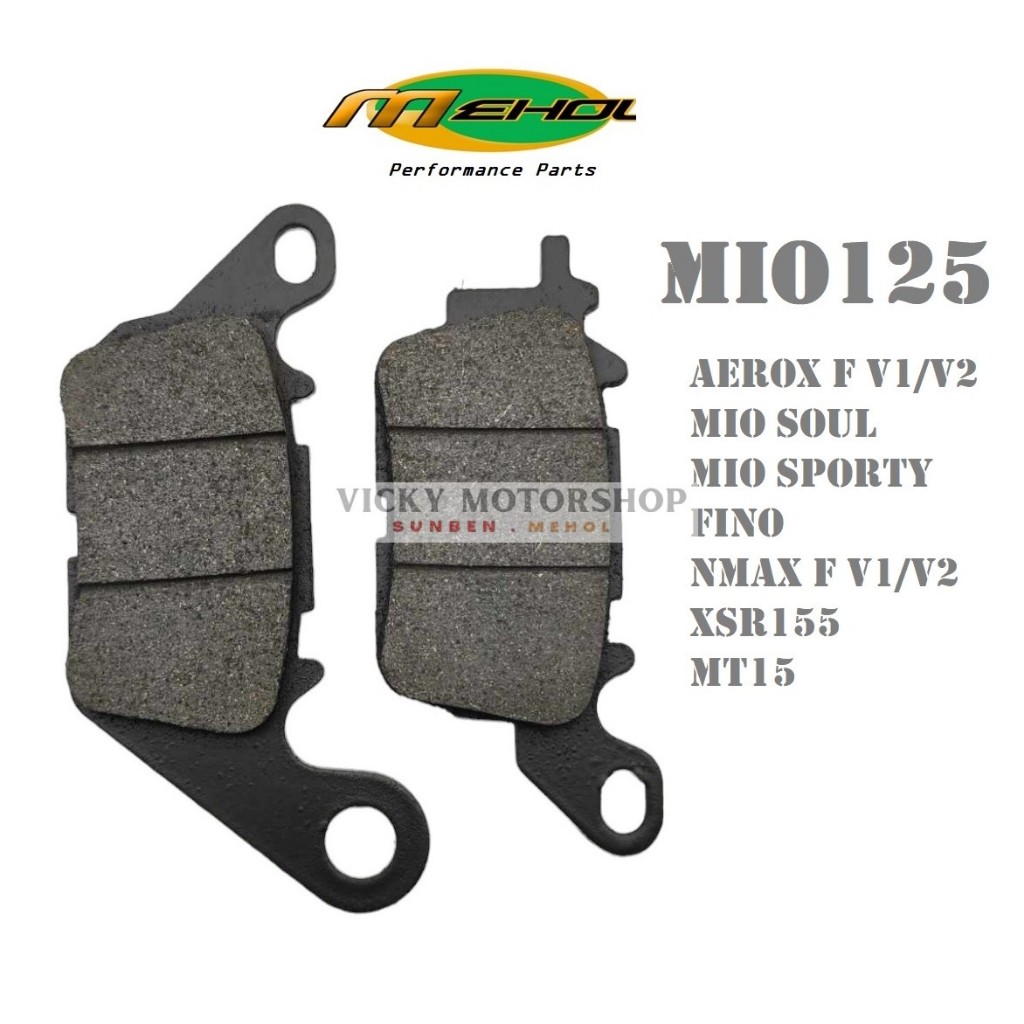 FRONT BRAKE PAD FOR MIO125 MIO SOUL MIO SPORTY FINO NMAX V1/V2 AEROX V1 ...