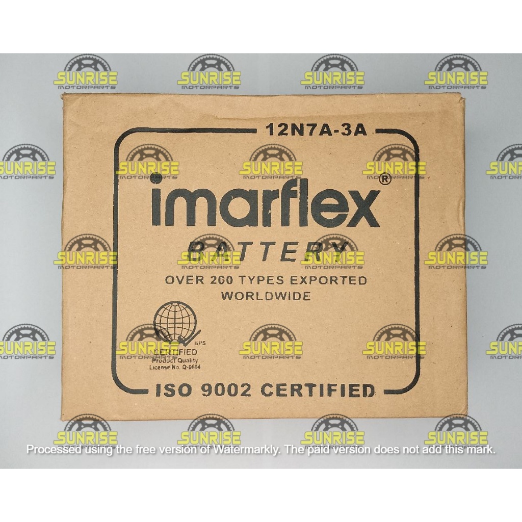 IMARFLEX BRAND 12N7A-3A BATTERY | Shopee Philippines